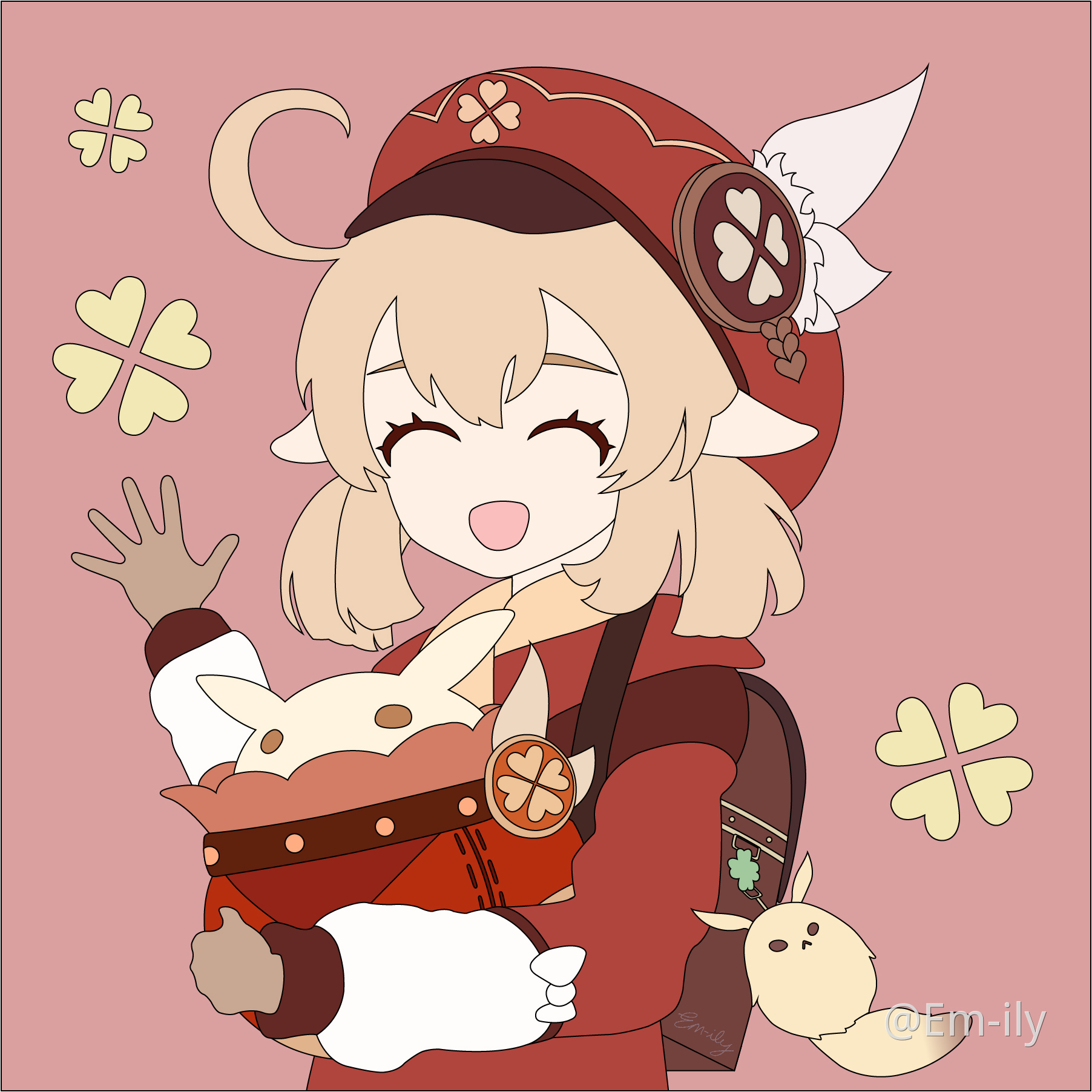 Klee Sticker - "Hello, are you here for playtime with Klee?" Genshin ...