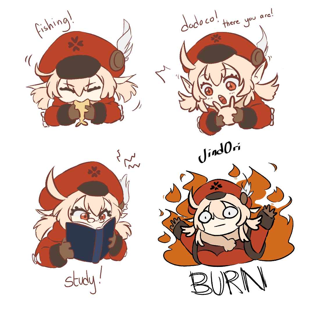 Klee Sticker - The Many Adventures of Klee Genshin Impact | HoYoLAB