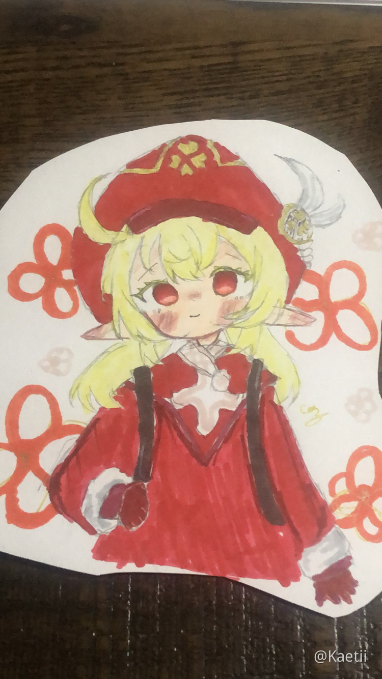 Klee Sticker - Chibi Klee in watercolour! Genshin Impact | HoYoLAB