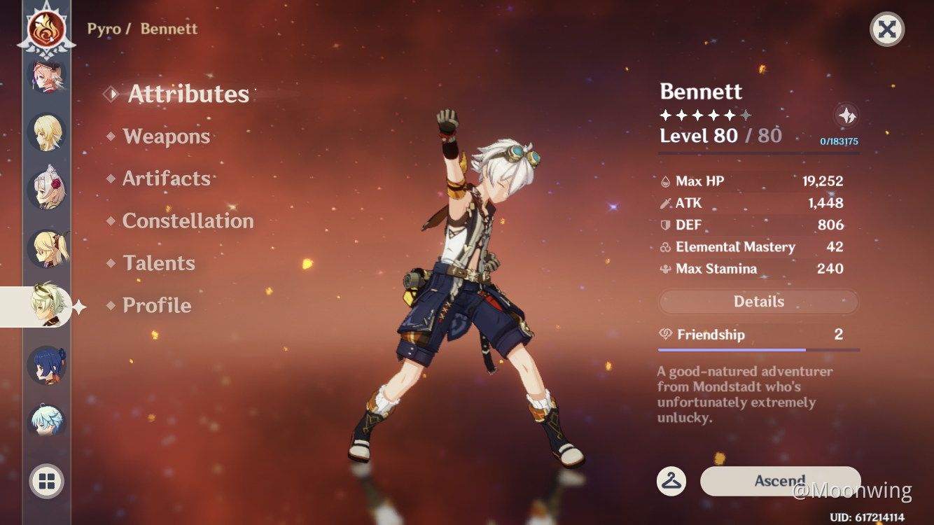 So I finally leveled my Bennet… Genshin Impact | HoYoLAB