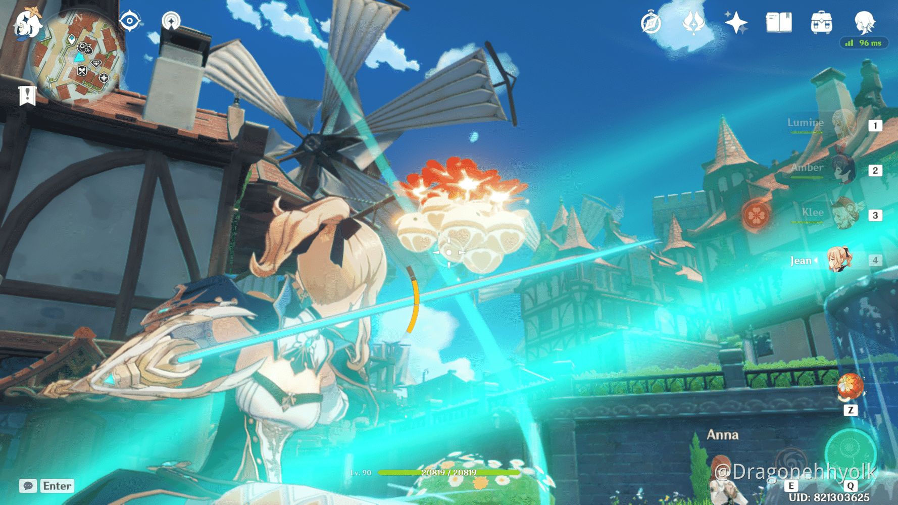 I didn't know you can throw klee's bombs like a catapult Genshin Impact ...