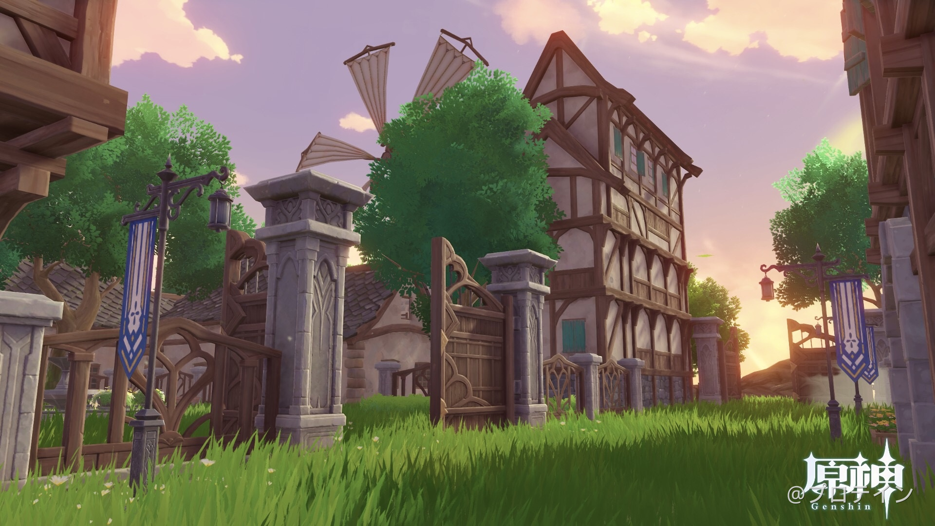 Nostalgic town Genshin Impact | HoYoLAB