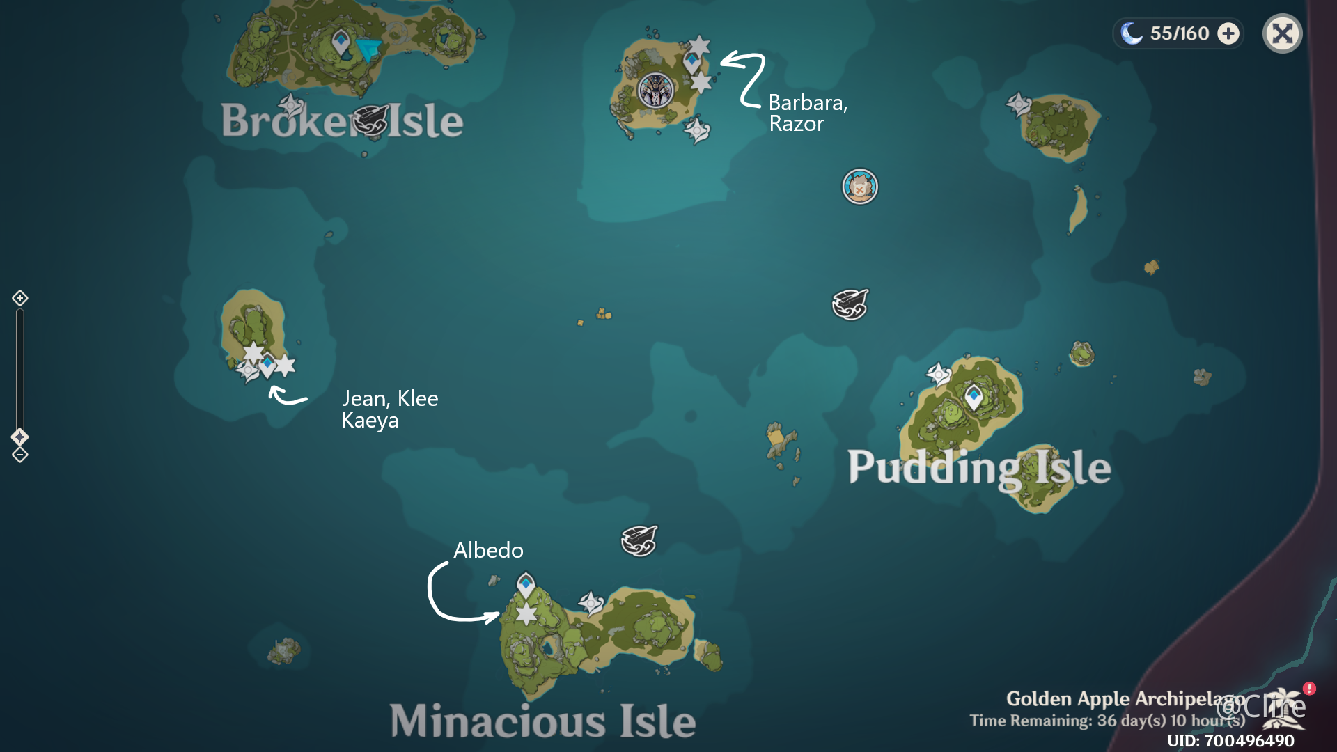 All character locations after the third part of the quest to 'Midsummer ...