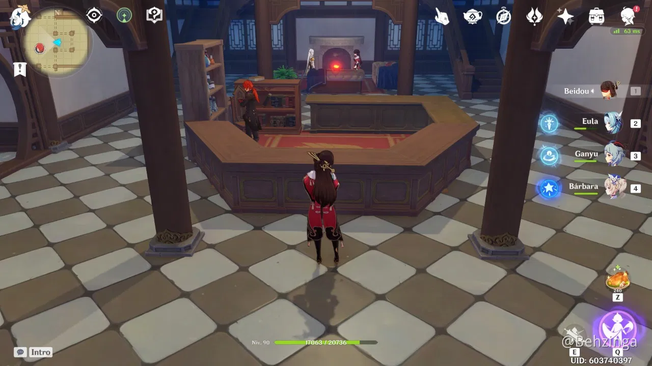 Diluc the bartender, Beinguang and Lisa Genshin Impact | HoYoLAB