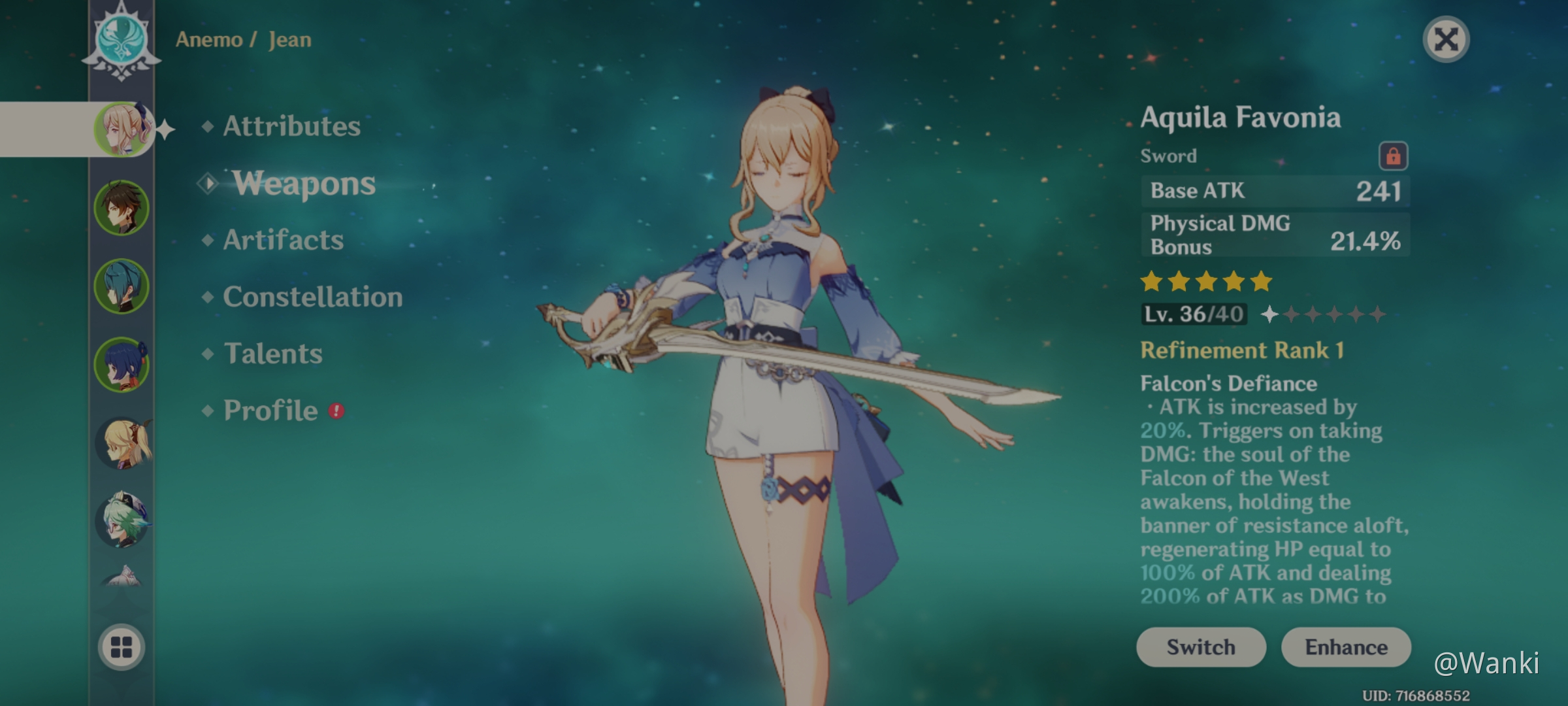 Is this a good sword for jean? Genshin Impact | HoYoLAB