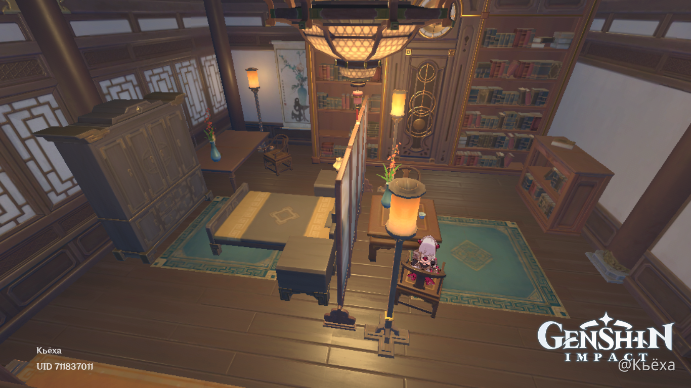 Спальня книголюба Genshin Impact | HoYoLAB