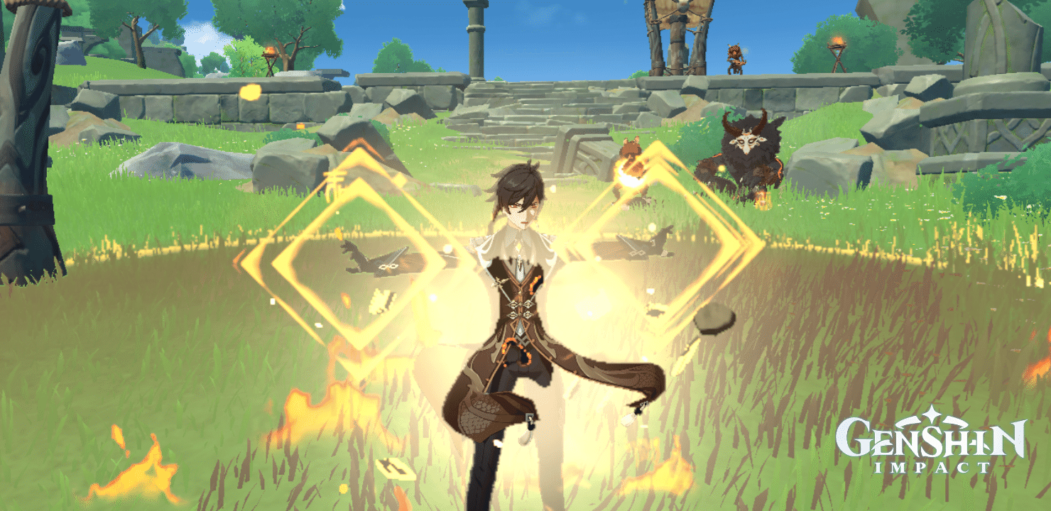 Mitachurl chillin' in the heat of battle Genshin Impact | HoYoLAB