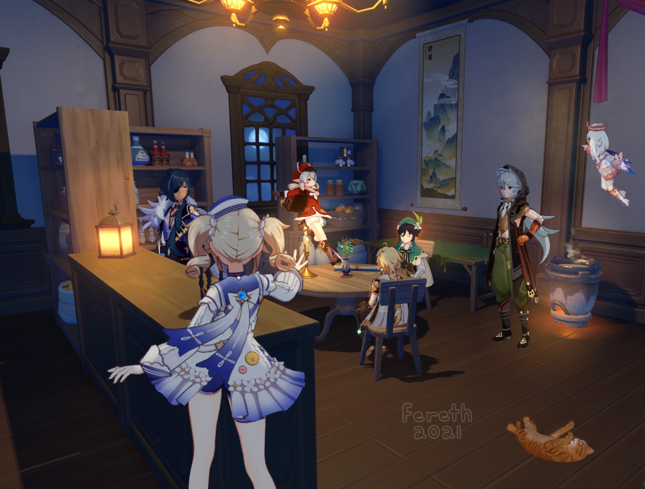 Chaotic Kitchen Serenitea Pot Appreciation :) Genshin Impact | HoYoLAB