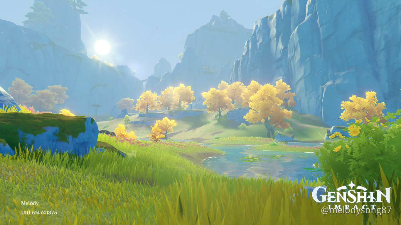 A Sunrise below Mt. Hulao Genshin Impact | HoYoLAB