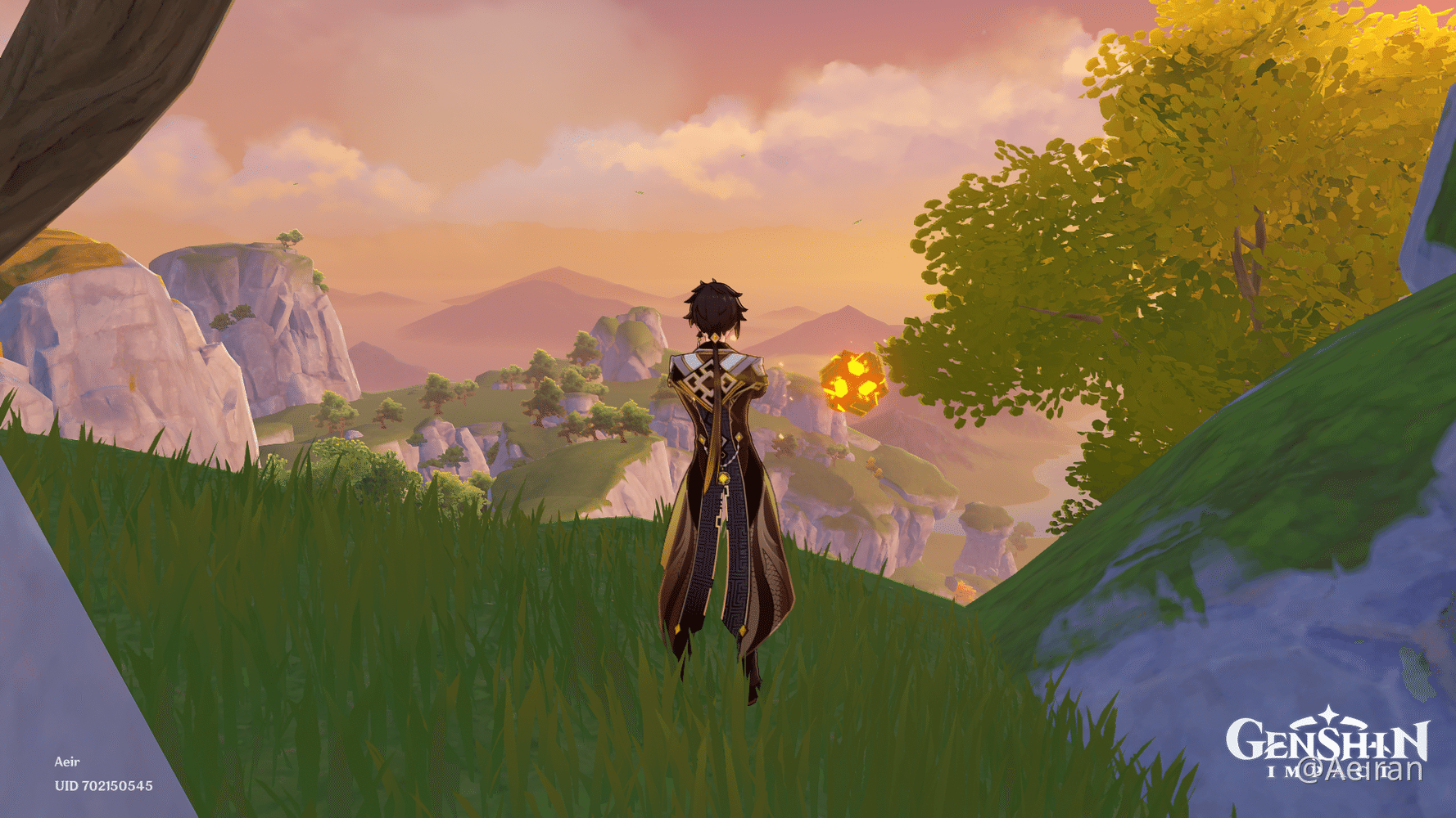 have some Geo Archon with sunsets Genshin Impact | HoYoLAB