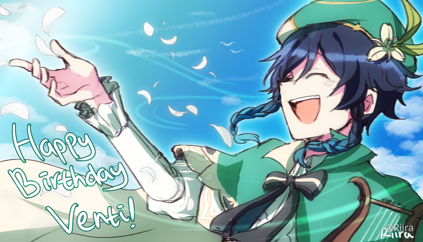 HAPPY BIRTHDAY VENTI Genshin Impact | HoYoLAB