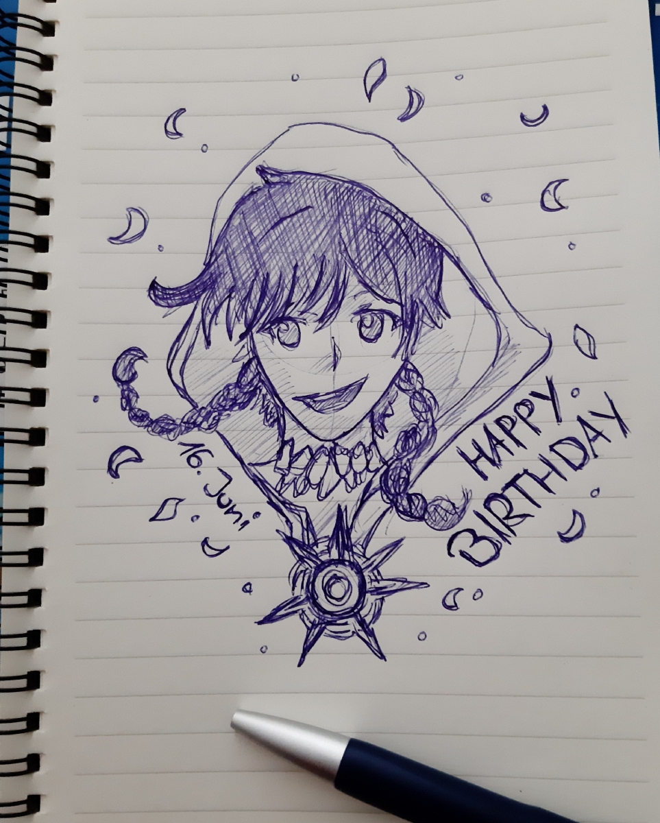 Anemo Archon BIRTHDAY [Scribblebook] Genshin Impact | HoYoLAB
