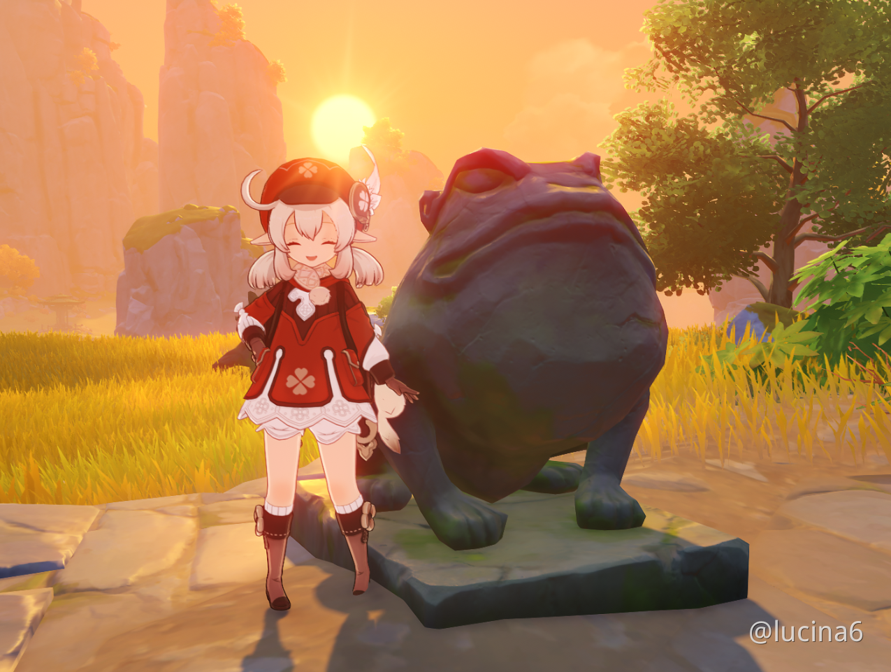 [Serenitea Pot Furniture Suggestion] Frog Statues Genshin Impact | HoYoLAB