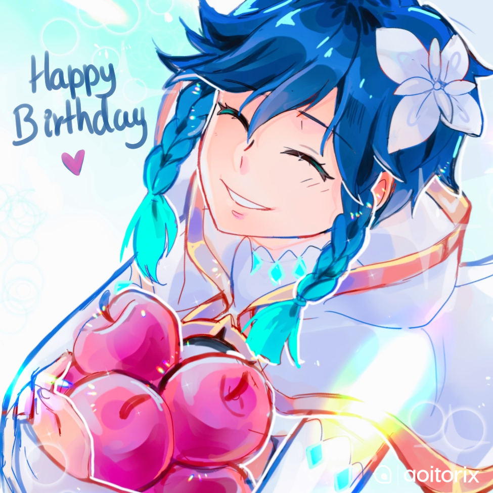 HBD Venti Genshin Impact | HoYoLAB