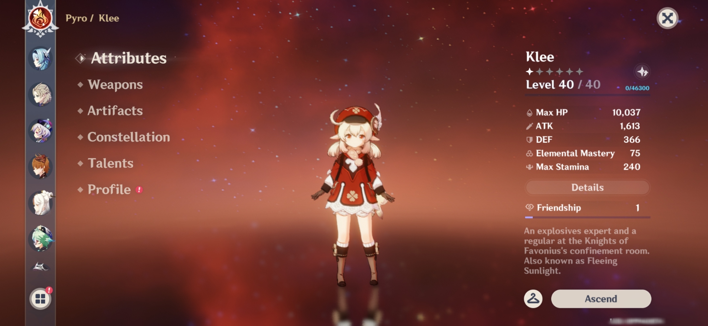 Need team comp suggestion for my klee Genshin Impact | HoYoLAB