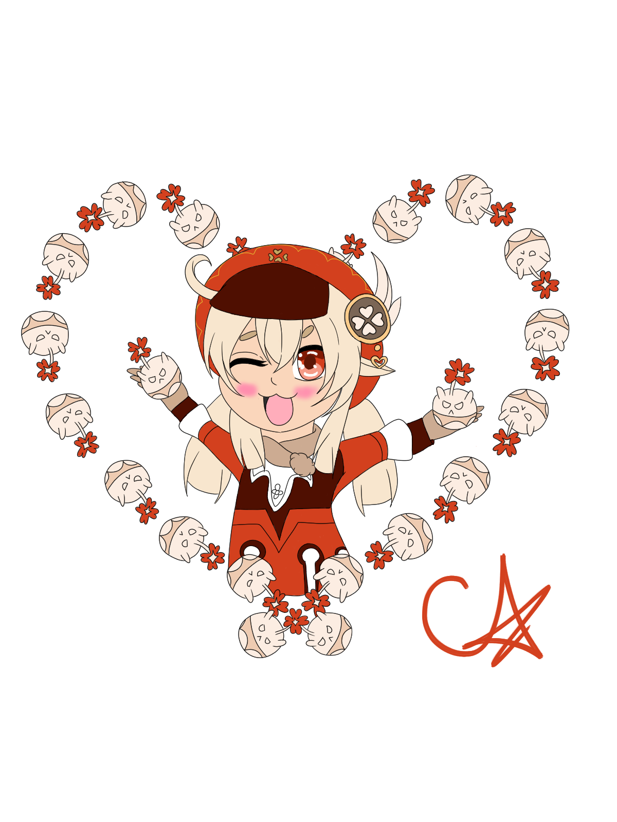 Klee Love Bomb Sticker Genshin Impact | HoYoLAB