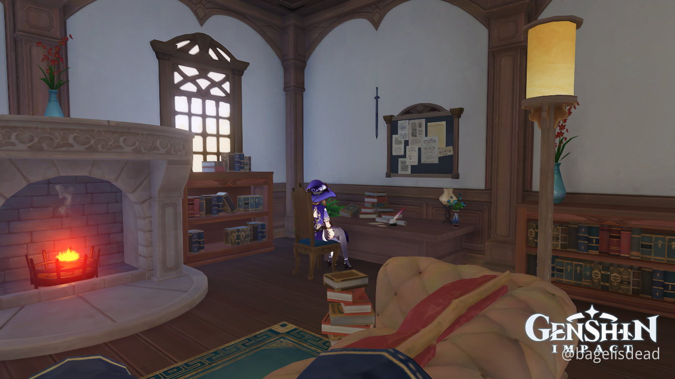 Small Library Study Genshin Impact | HoYoLAB