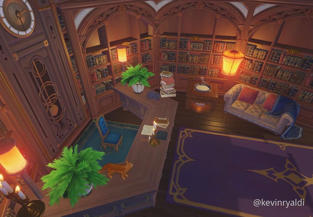 Sauna and Library | Genshin Impact | HoYoLAB