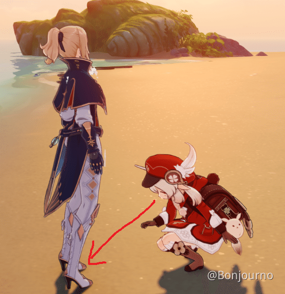 Let's compare gazes of the archipelago companions (Diluc and Albedo are ...