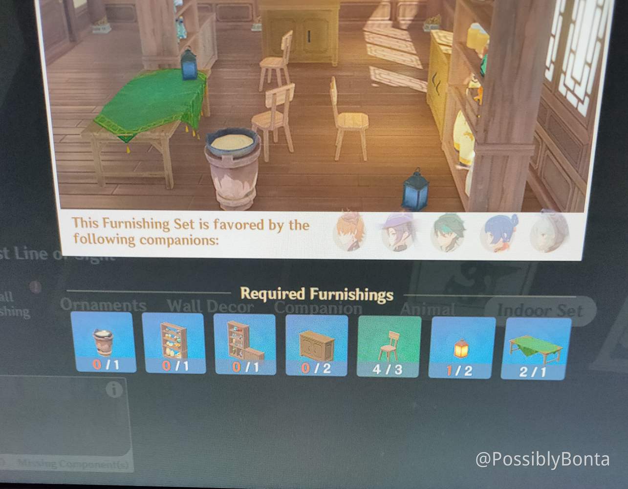 So this is how I craft furniture sets. | Genshin Impact | HoYoLAB