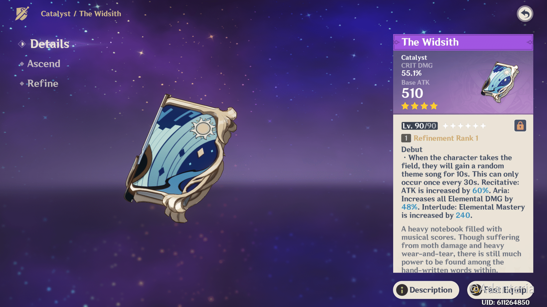 Dodoco Tales (r5+90lvl) vs The Widsith (r1+90lvl) Genshin Impact | HoYoLAB