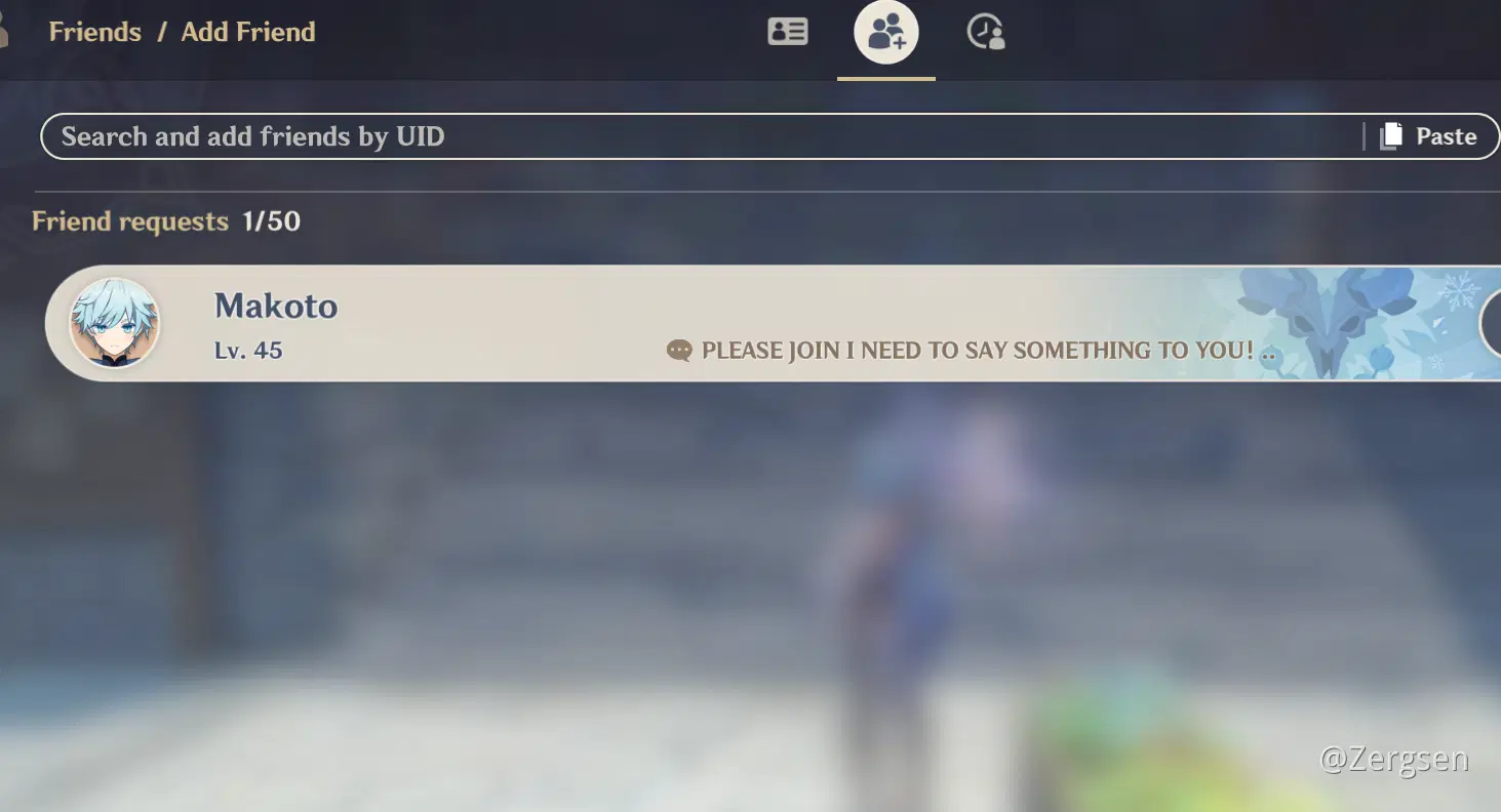 friend request automatically accepted