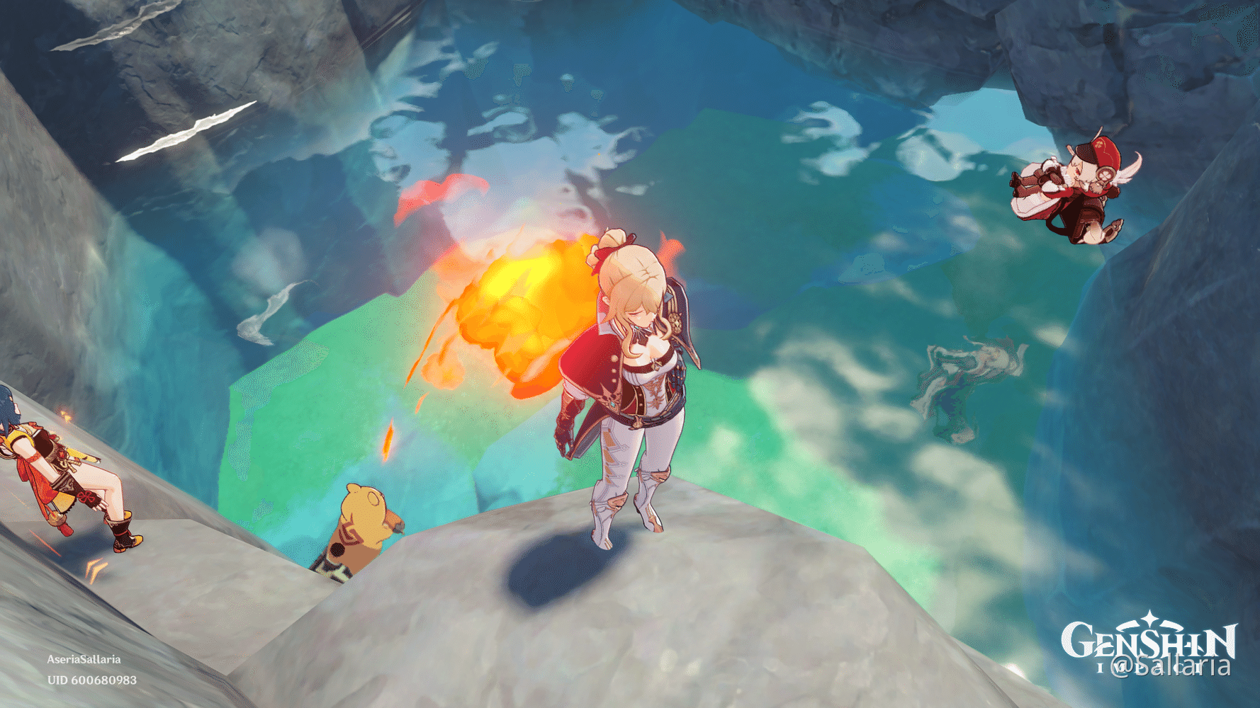 Guoba hot springs~ Genshin Impact | HoYoLAB