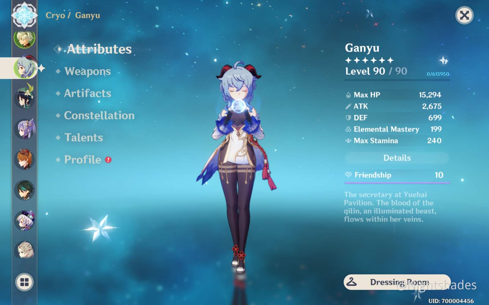 Oni Boss - He drop crazy wanderer troop artifact, My Ganyu(c0) is a ...