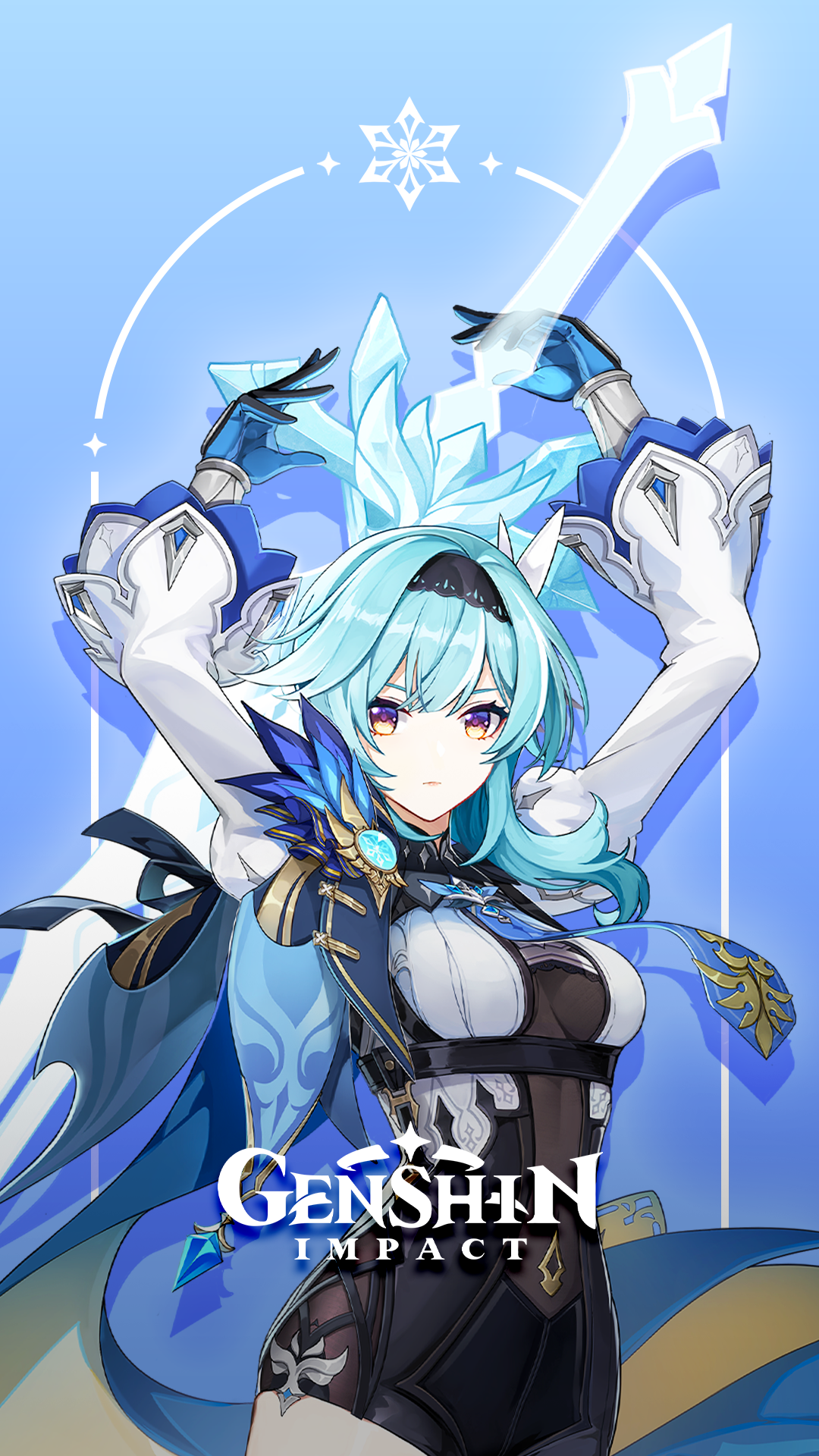 Smartphone Wallpaper series - CRYO - Eula Genshin Impact | HoYoLAB