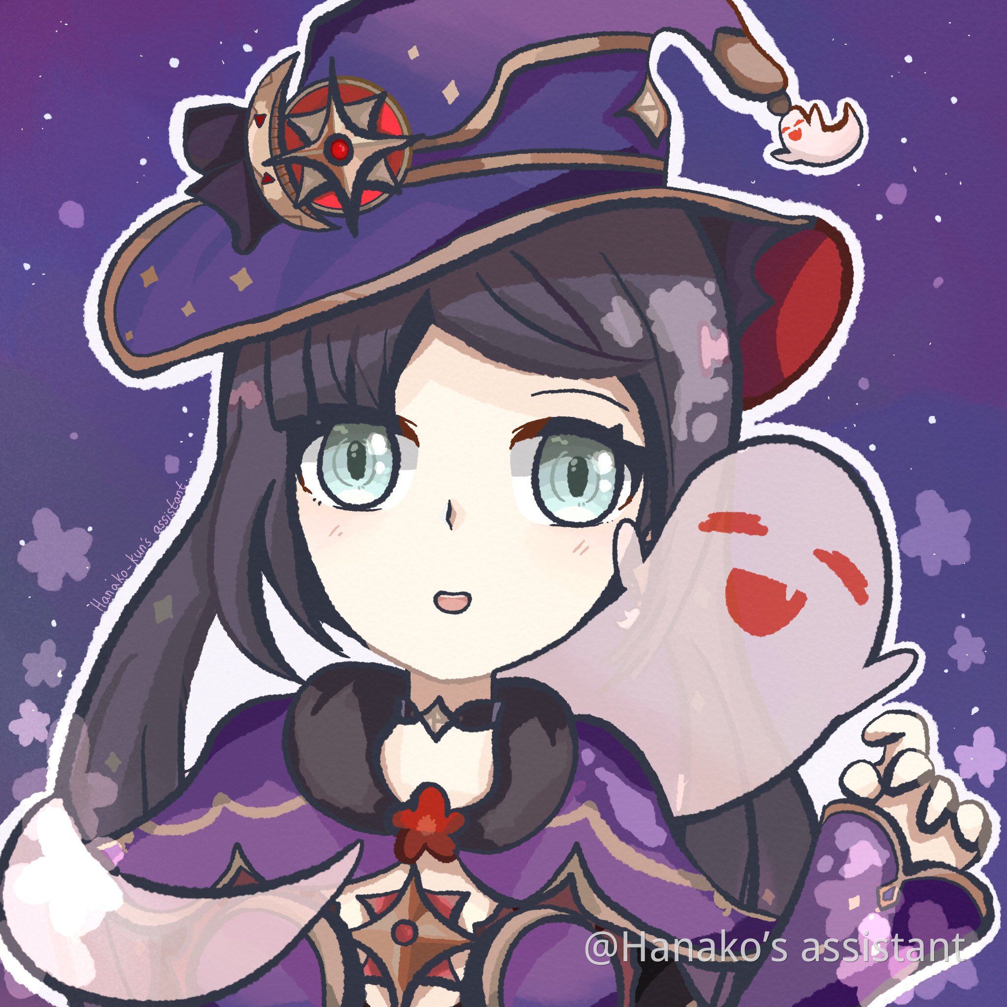 Mona with Boo Tao 👻 Genshin Impact | HoYoLAB