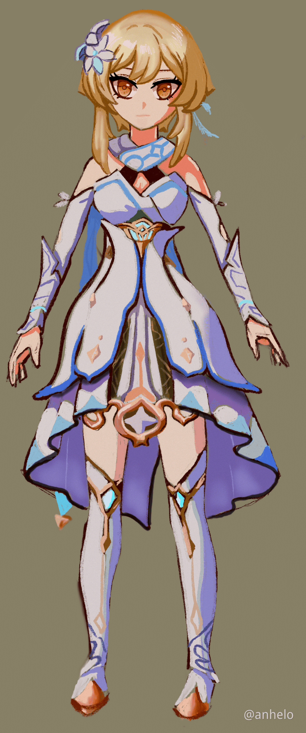 character drawing #fanart Genshin Impact | HoYoLAB