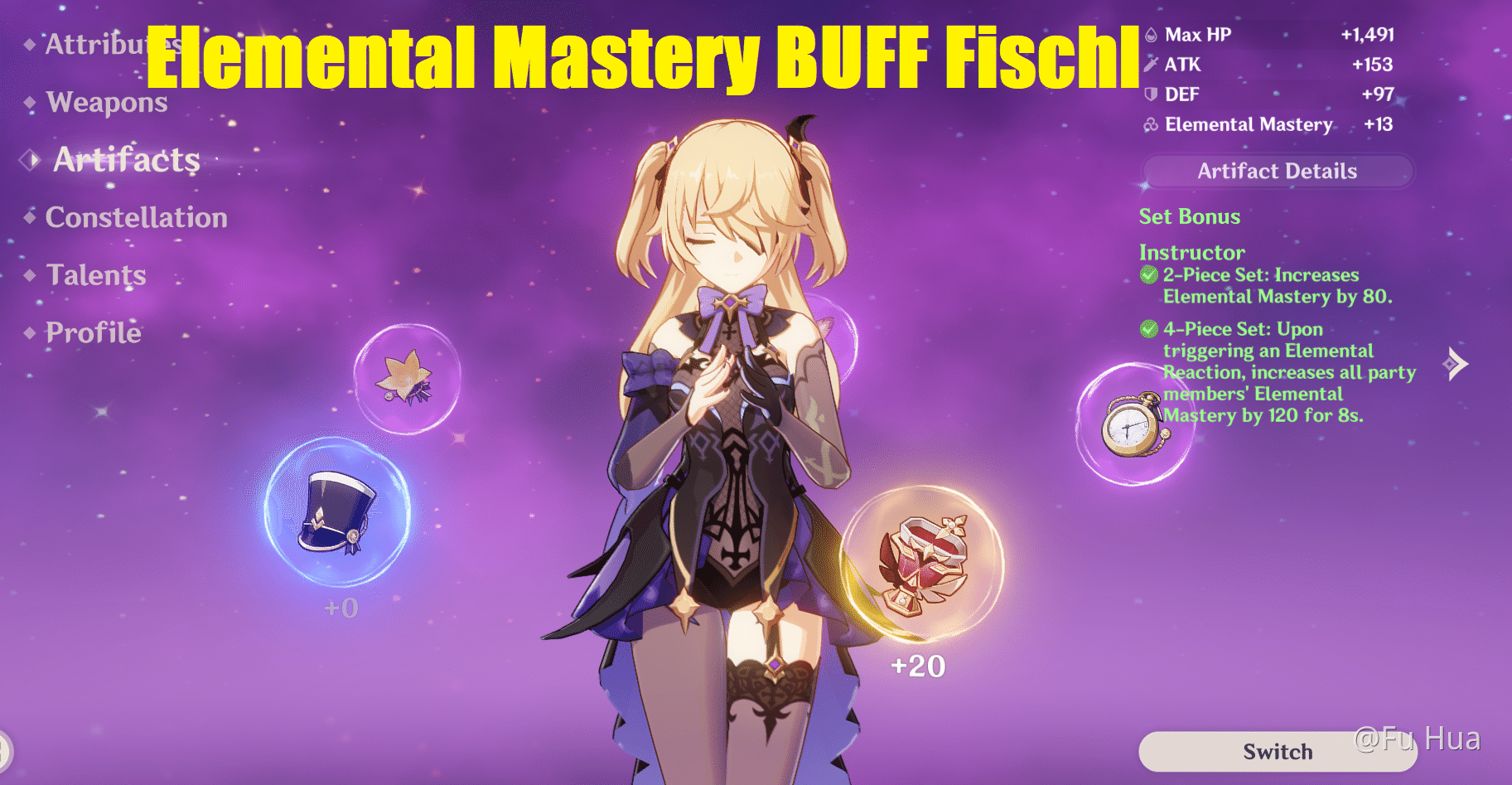 Utility/Support Fischl Genshin Impact | HoYoLAB