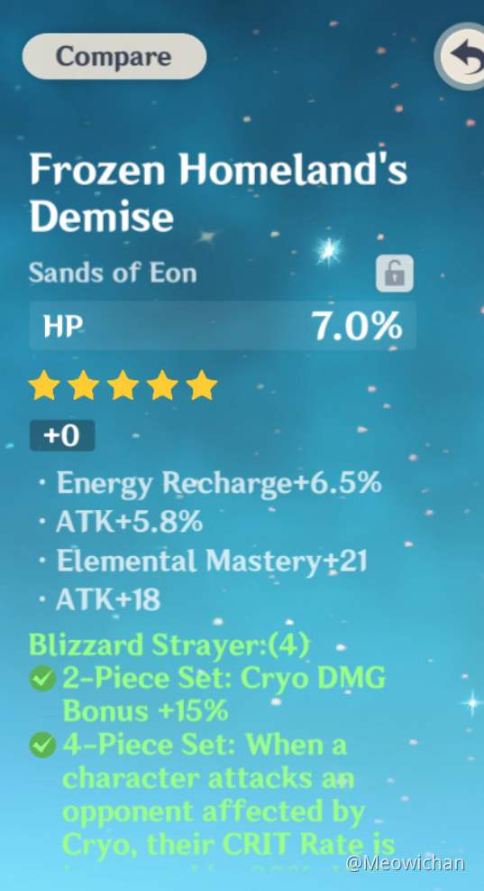 ARE ATK SANDS ARTIFACTS RARE OR SOMETHING. Genshin Impact | HoYoLAB