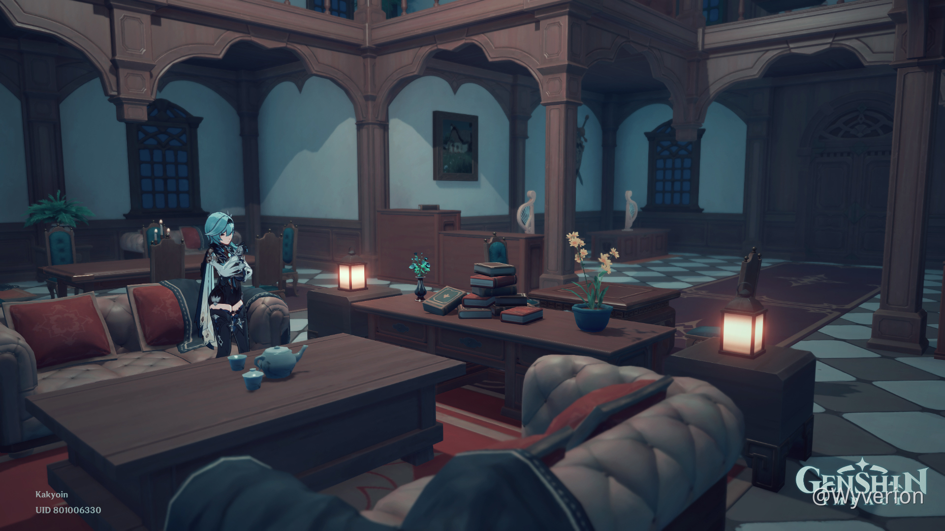 Tudor Interior Design (Interior - Mondstadt - Style) Genshin Impact ...