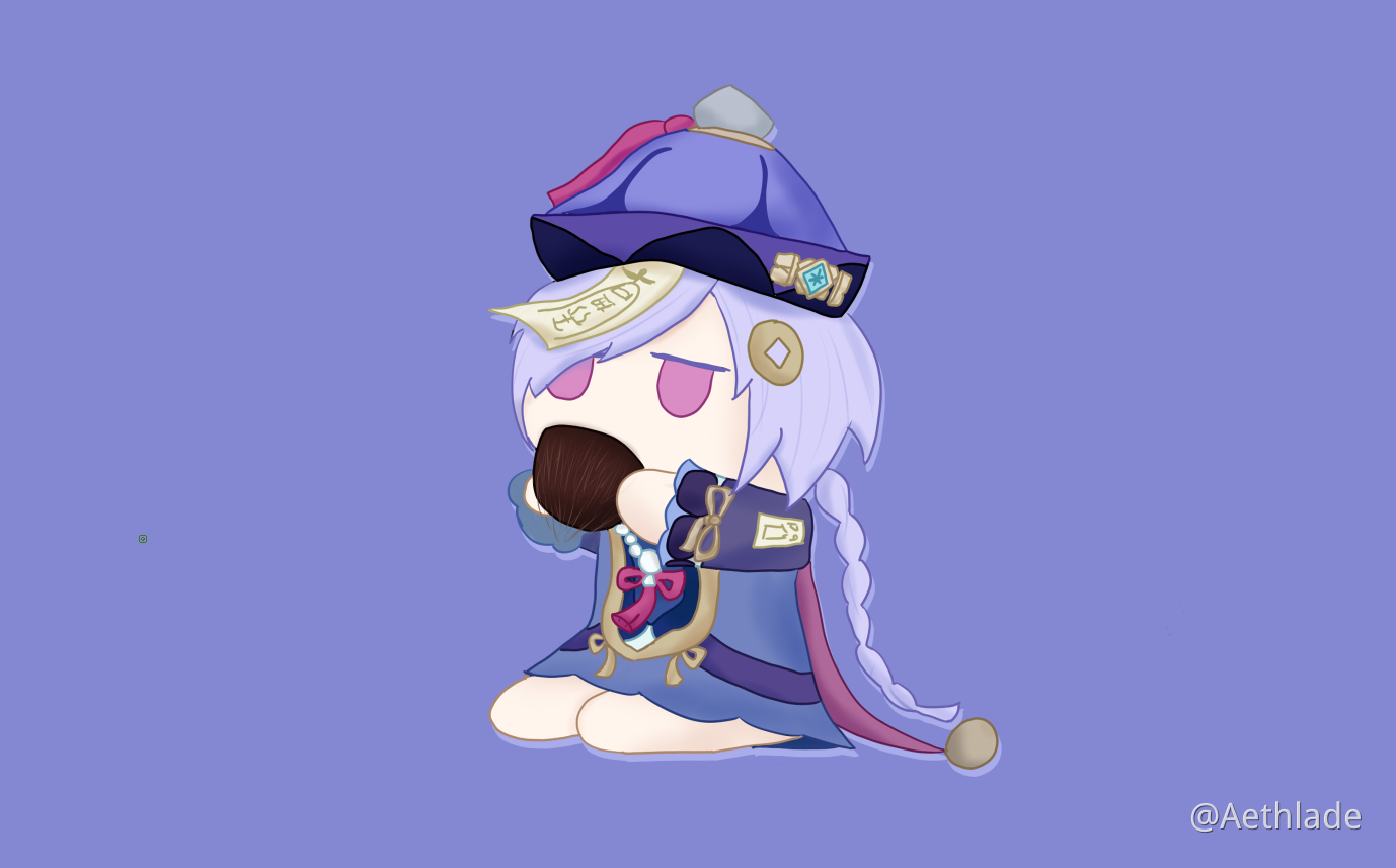 Simple Qiqi Chibi Genshin Impact | HoYoLAB