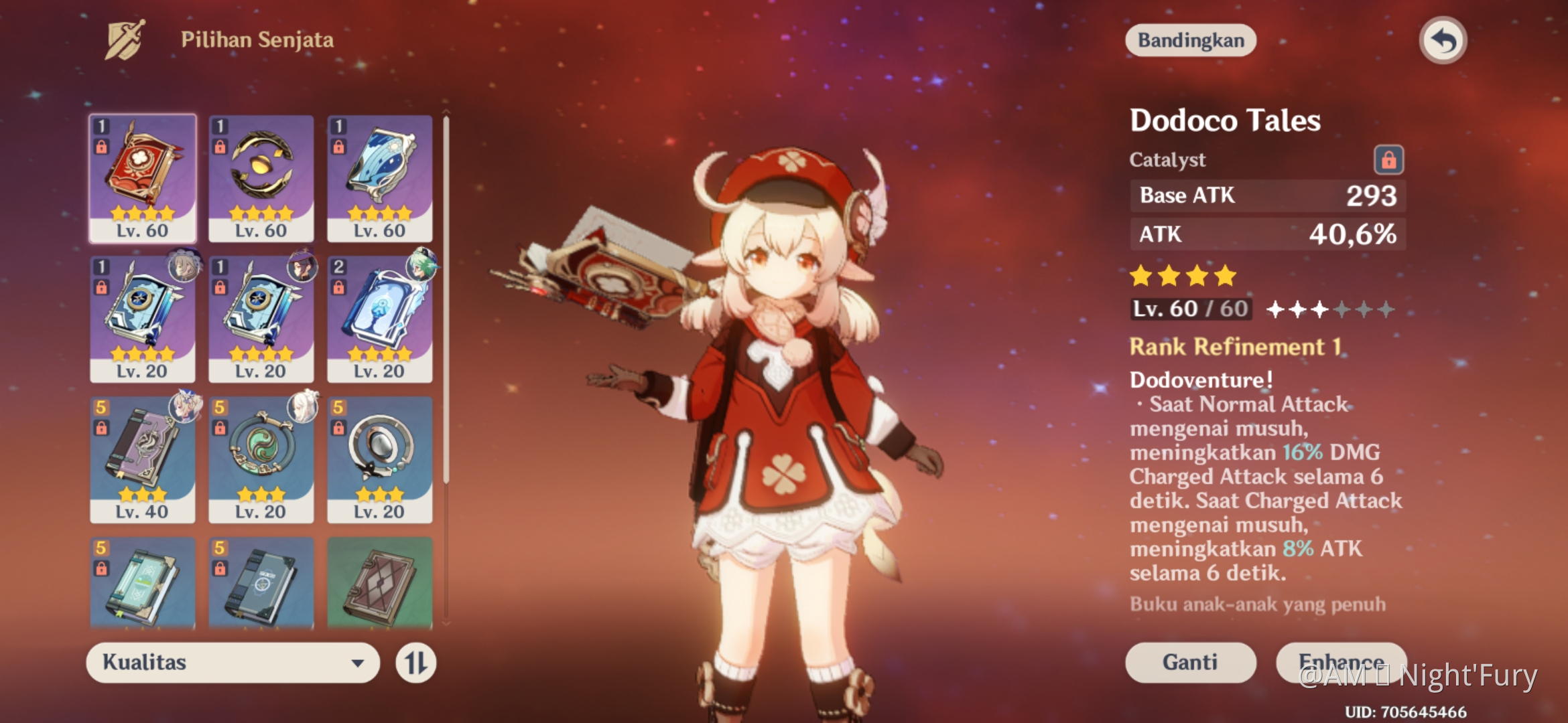 [Weapon Comparison] Dodoco Tales R1(Lv.60) Vs. The Widsith R1(Lv.60 ...