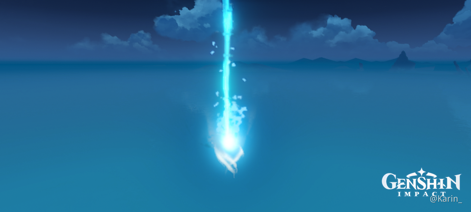 Hydro catalyst plunging attack looks like my wishes Genshin Impact ...