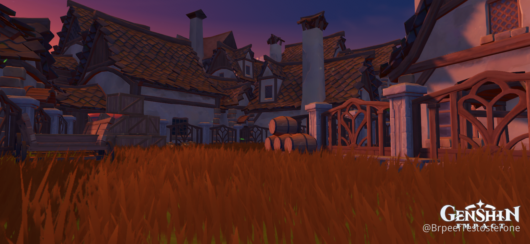 OLD MONDSTADT (inspired by old a certain souls like game) Serenetea Pot ...