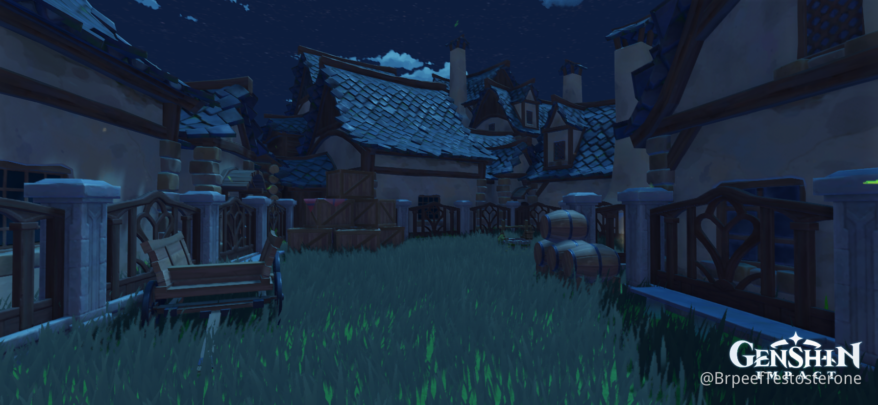 OLD MONDSTADT (inspired by old a certain souls like game) Serenetea Pot ...