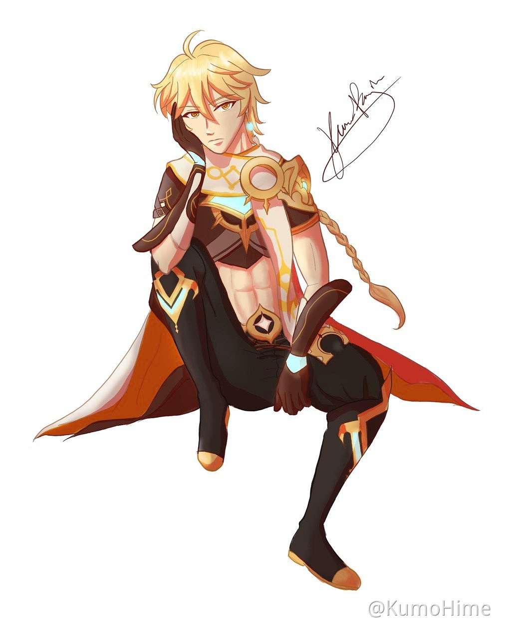 Aether fanart Genshin Impact | HoYoLAB