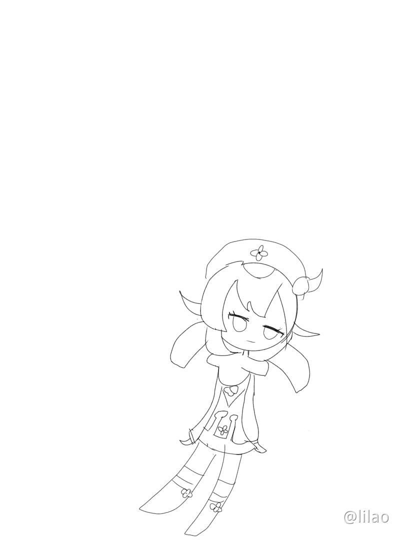 lol kleee not colored Genshin Impact | HoYoLAB
