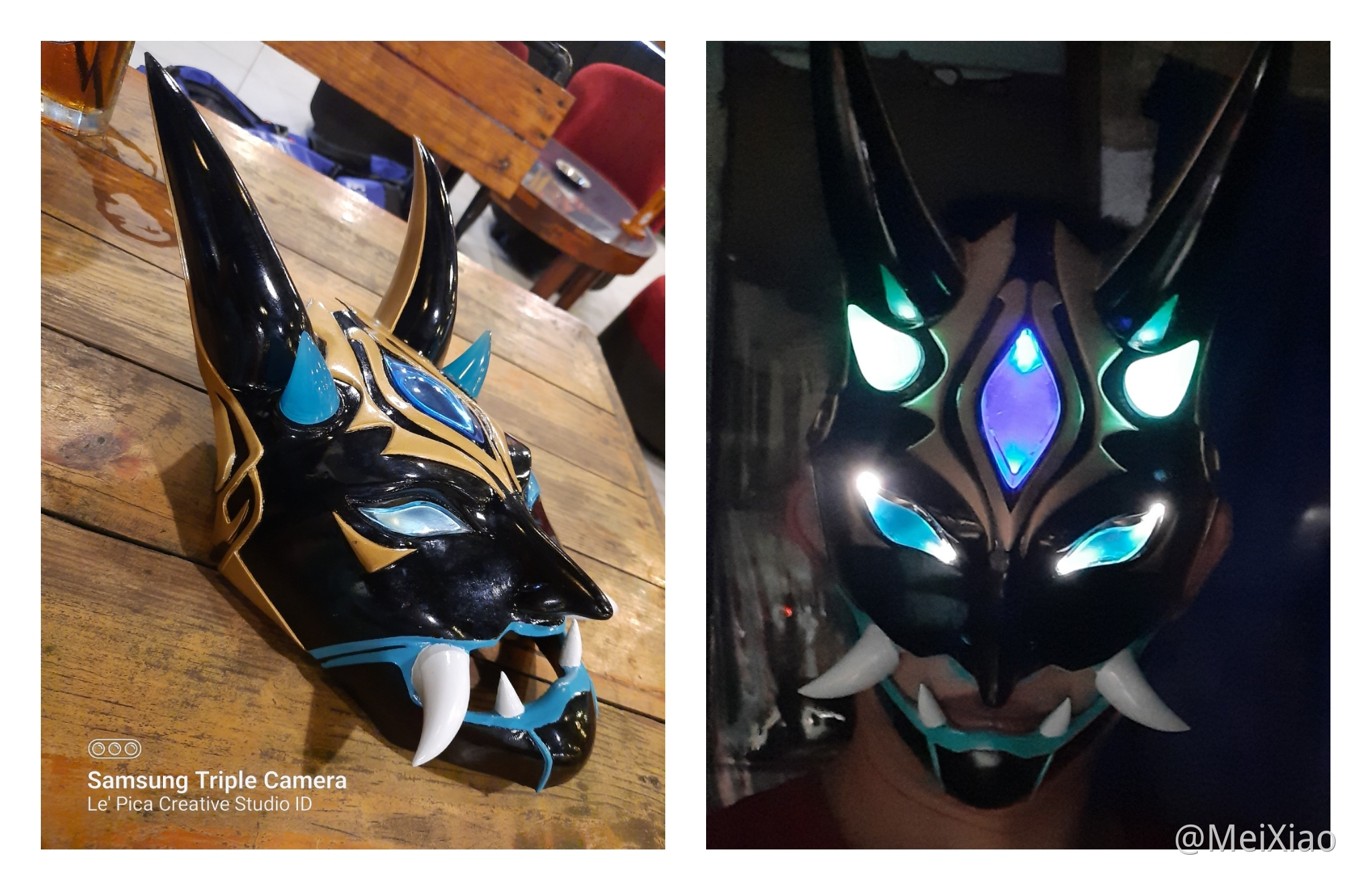 Handmade Xiao's Mask (with Led) Genshin Impact | HoYoLAB