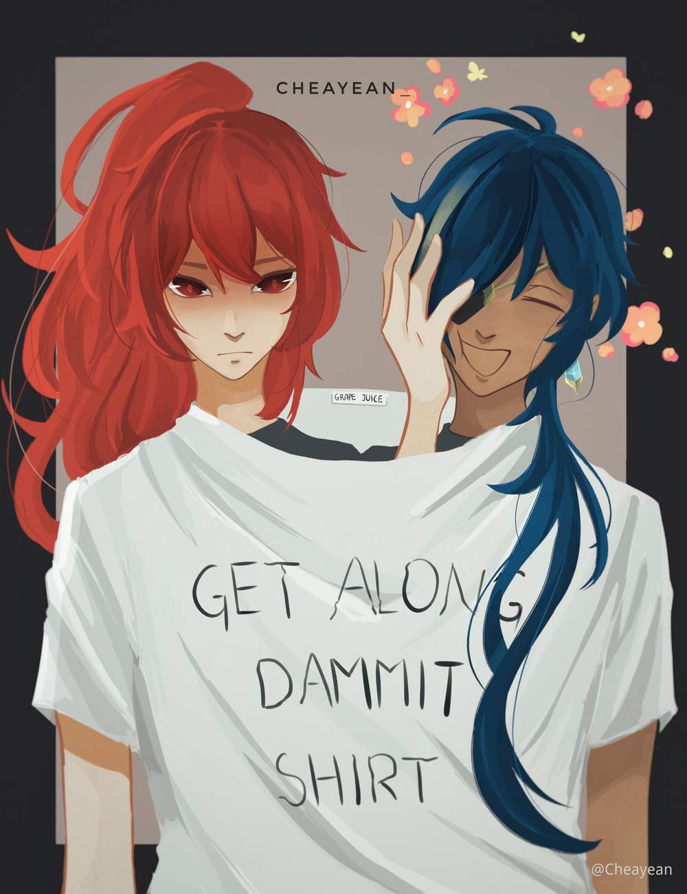 Diluc and Kaeya after the melted bridge incident Genshin Impact | HoYoLAB