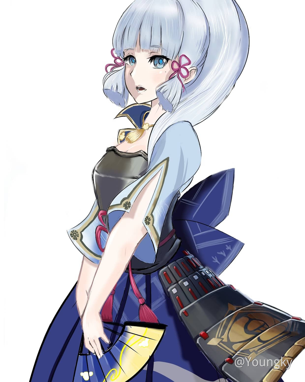 Digital Drawing - Kamisato Ayaka Genshin Impact | HoYoLAB