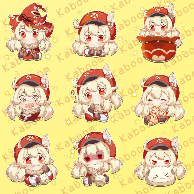 Resultados de la recopilación de emojis de Klee "el Sol Fugitivo ...