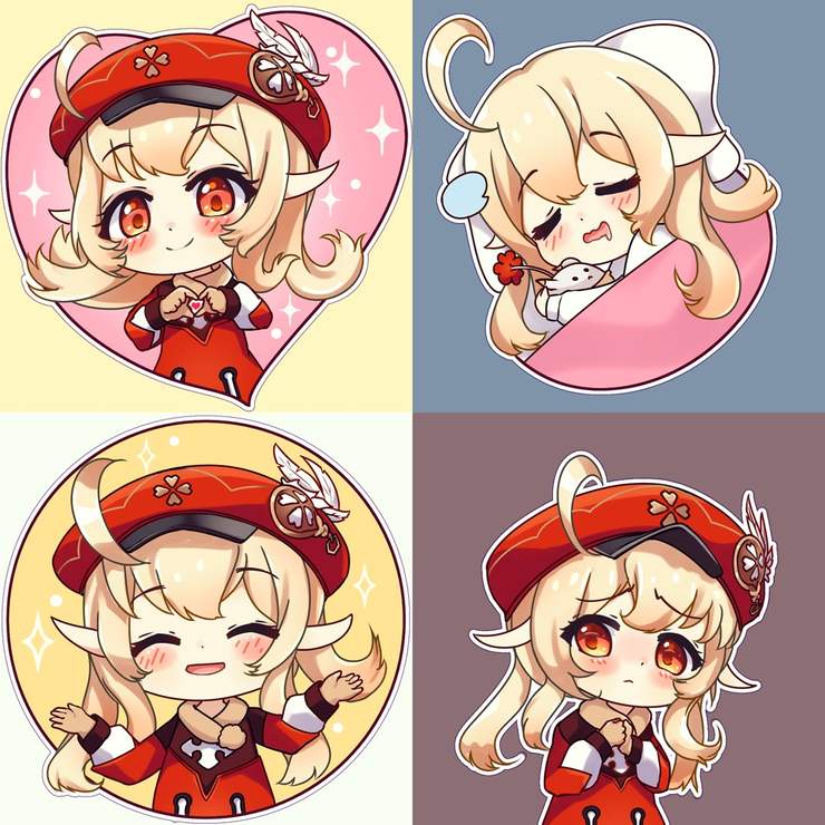 Resultados de la recopilación de emojis de Klee "el Sol Fugitivo ...