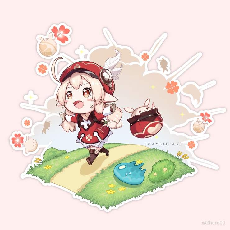 Hasil Event Pengumpulan Stiker "Fleeing Sunlight" Klee | Genshin Impact ...