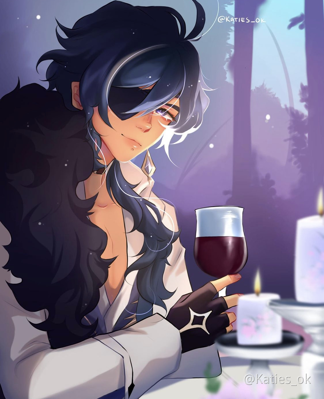 Redraw official art Kaeya :) Genshin Impact | HoYoLAB