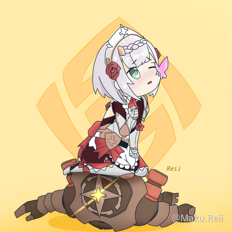Noelle Chibi 🥰 Genshin Impact | HoYoLAB