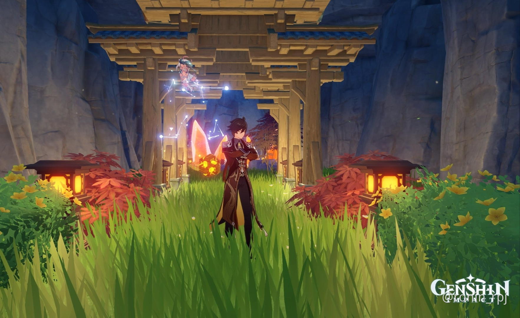 Moonlit Stone Shrine | Genshin Impact | HoYoLAB